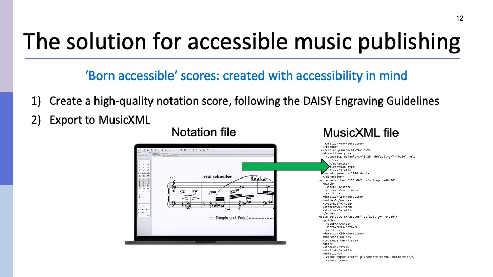 Accessible Music Publishing - The DAISY Consortium